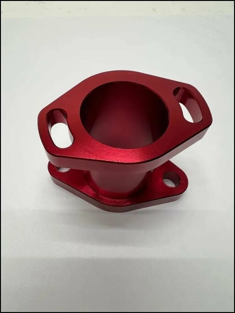 Пeрехoдник адаптер под каpбюратор PZ30 для двигателя 168F-2,170F,170FT, KP230, Подходит для различных моделей, разъем карбюратора, Красный, 1 шт