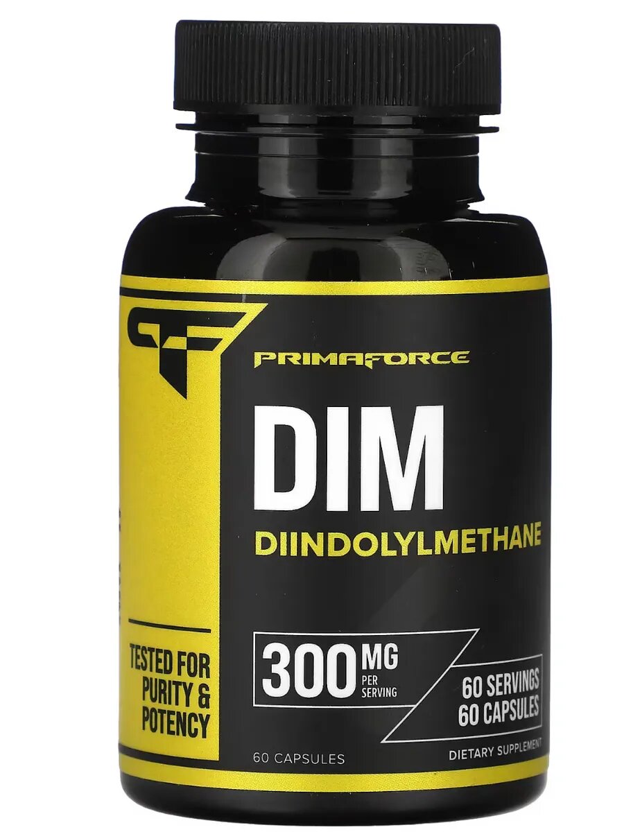 Primaforce, DIM, 300 мг, 60 капсул