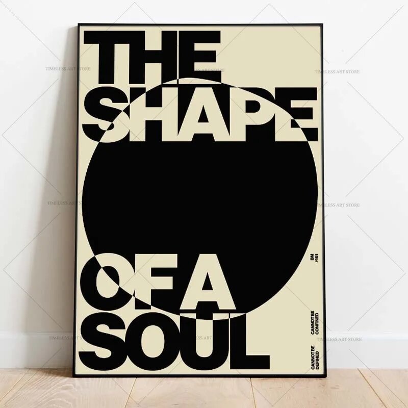 Настенный постер "The Shape of a Soul" 50x70cm