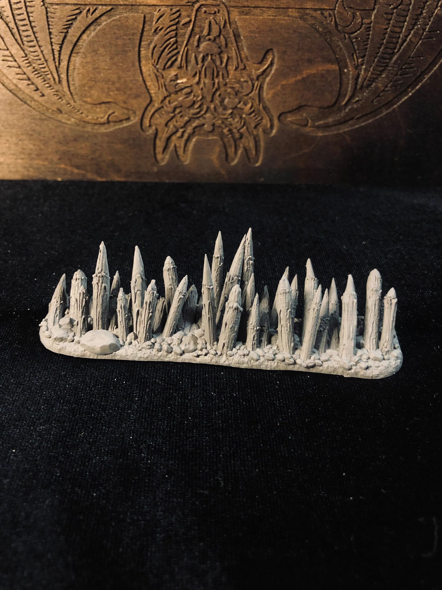 Частокол, баррикада 2 - Террейн, Миниатюра для настольных игр DnD, ДнД, Dungeons & Dragons, Pathfinder.