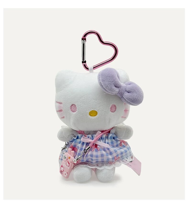 Подлинный брелок-подвеска Hello Kitty, брелок-украшение для рюкзака с изображением кошки Hello Kitty, элитный подарок.