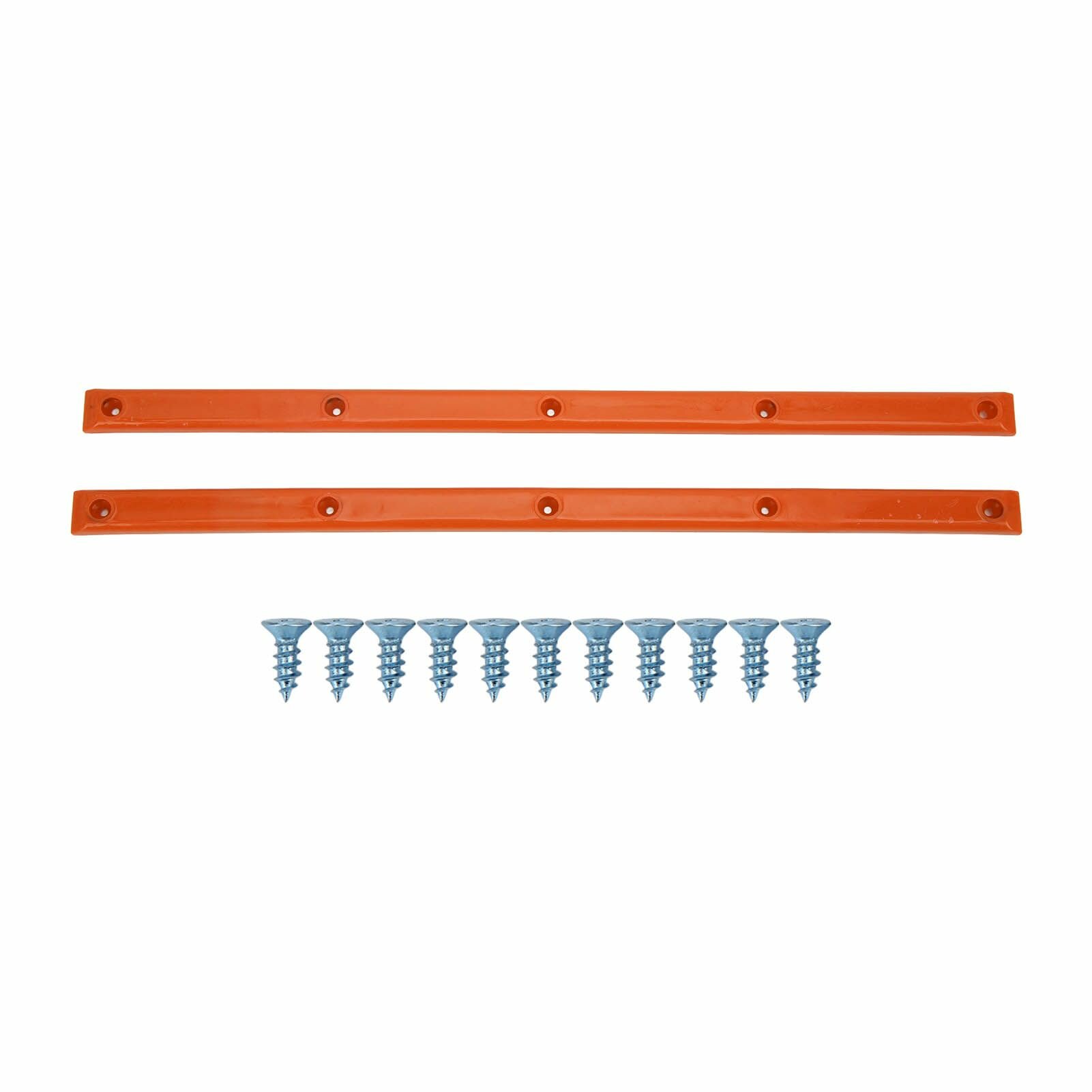 Ребра для лонгборда, оранжевые, износостойкие, прочные, гибкие, стабильные, с глянцевым покрытием для защиты кантов скейтборда.