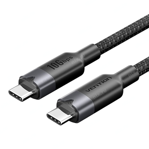 Vention TRGBF Кабель Vention USB 3.2 Gen2 CM/CM - 1м. Черный 5А PD100W, шт.