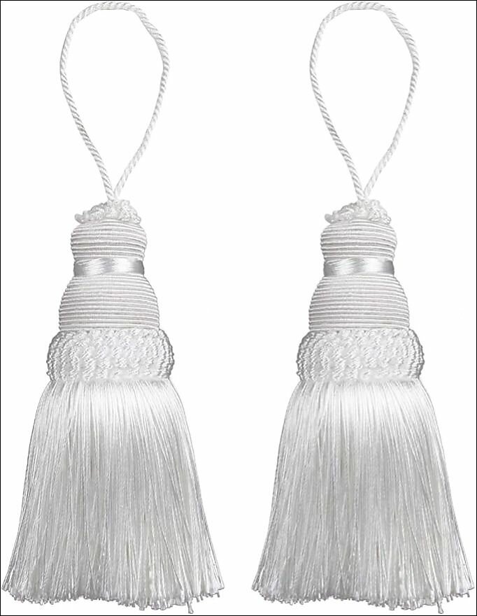 Цветные бахромчатые ключи DIY Шторы и аксессуары для домашнего украшения