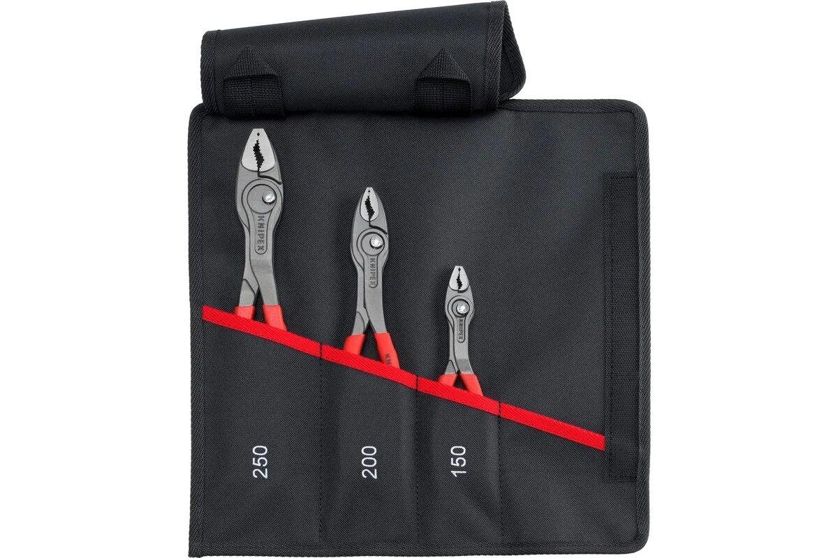 Набор клещей KNIPEX TwinGrip Set KN-001961V01 в сумке-скрутке, 3 предмета