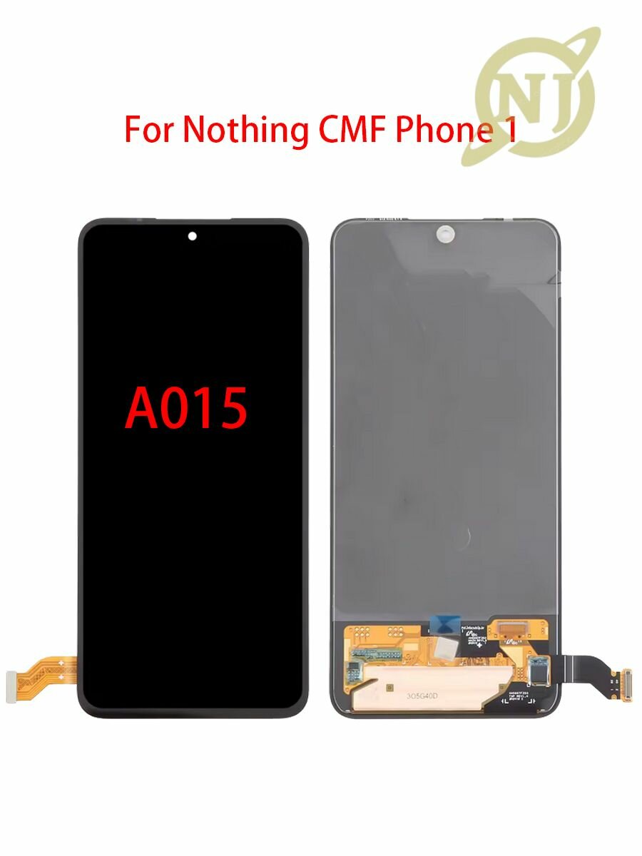 Дисплей на Nothing CMF Phone 1, A015 (ORIG) в сборе с тачскрином Черны