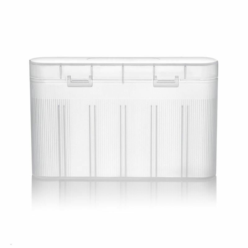 Портативный кейс для хранения батареек 18650 AA 1/6 слотов органайзер, - 6 секций