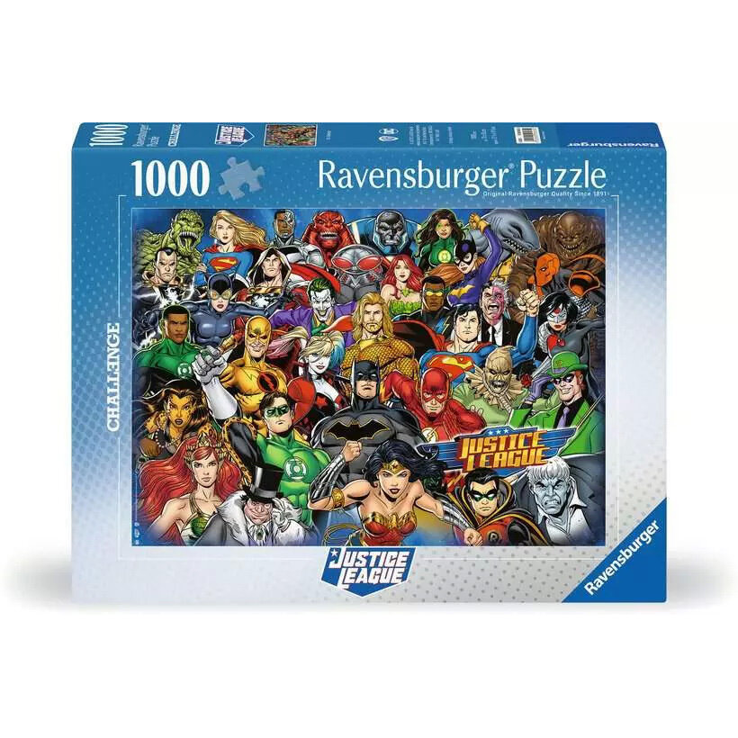 Пазл Ravensburger 1000 Challenge Лига Справедливости, арт.00565