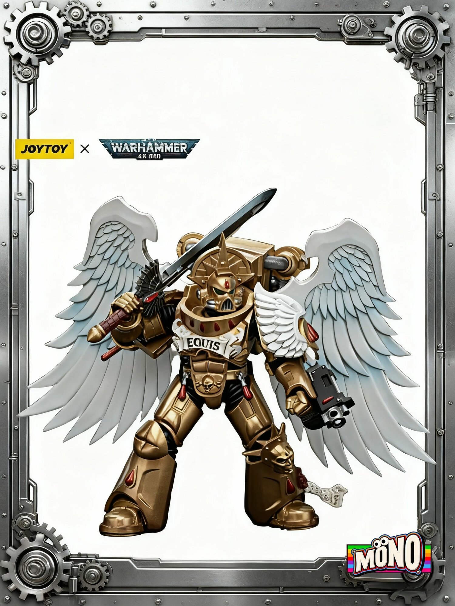 Фигурка JOYTOY Warhammer 40000 "Кровавые Ангелы", пластик, 22 см
