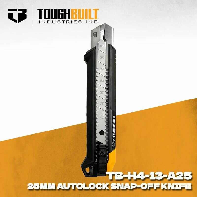 TOUGHBUILT TB-H4-13-A25 Коммунальный нож 25MM многофункциональные ручные инструменты для резки
