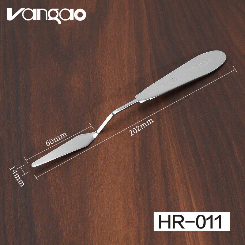 Интегрированный мартенситный цельнометаллический скребок для масляной живописи, смешивания акриловых красок, текстурной живописи, 20 стилей на выбор, материалы для живописи Ван Гога