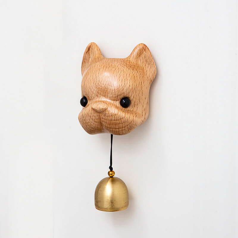 Дверной звонок с медным колокольчиком, входной звонок, ветровой колокольчик, японский стиль, напоминание об открытии двери, подарок, подвесное украшение для двери