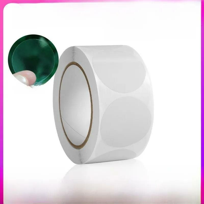 Лентicularная этикетка для записи круглая герметичная наклейка пустая ручная классификационная марка наклейка круглая, 1*наклейка (500 наклеек)