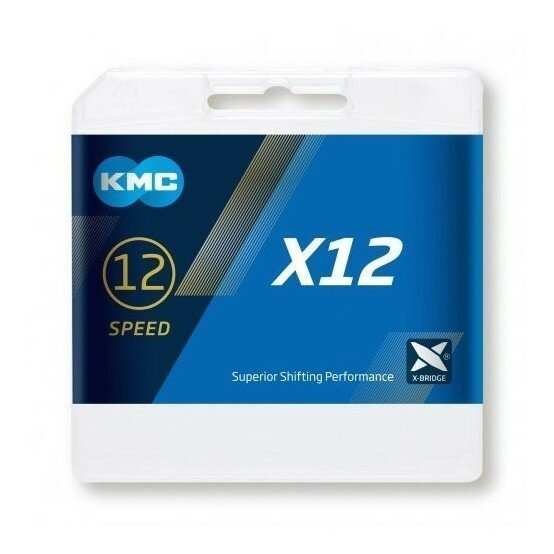 Цепь KMC X12 Silver , 12 скоростей 126L (BX12NP126)