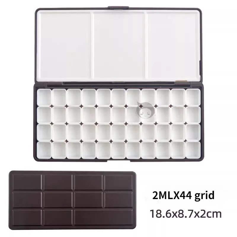 Пустая палитра для акварельных красок Large brown 2mlx44