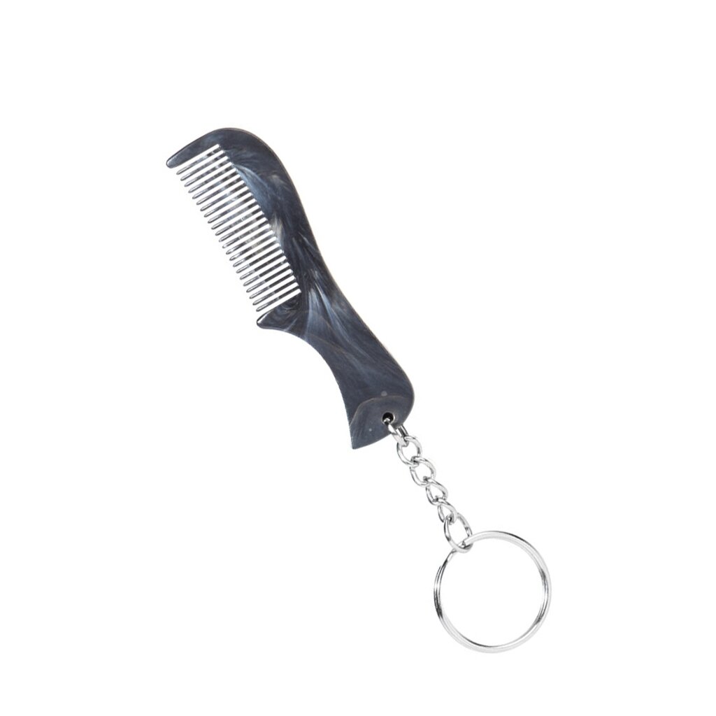 Расческа Для Усов и Бороды Брелок-Расческа Для Укладки Волос Многофункциональная Карманная Расческа