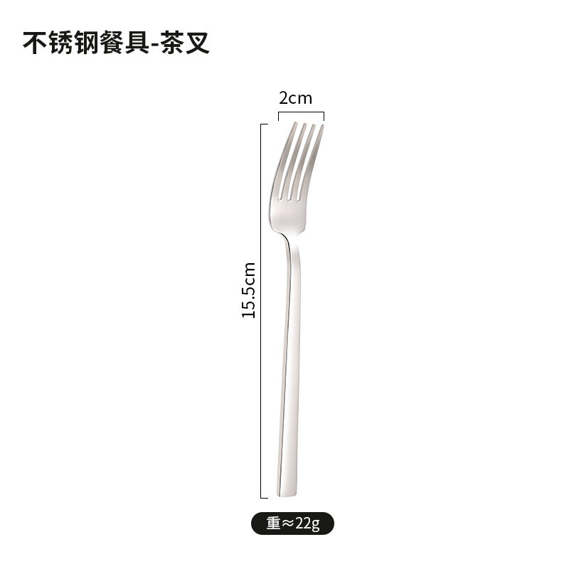 Набор столовых приборов из нержавеющей стали с квадратной ручкой для отеля, ресторана, стейка, утолщенный нож, вилка, ложка, домашняя обеденная ложка, западные столовые приборы