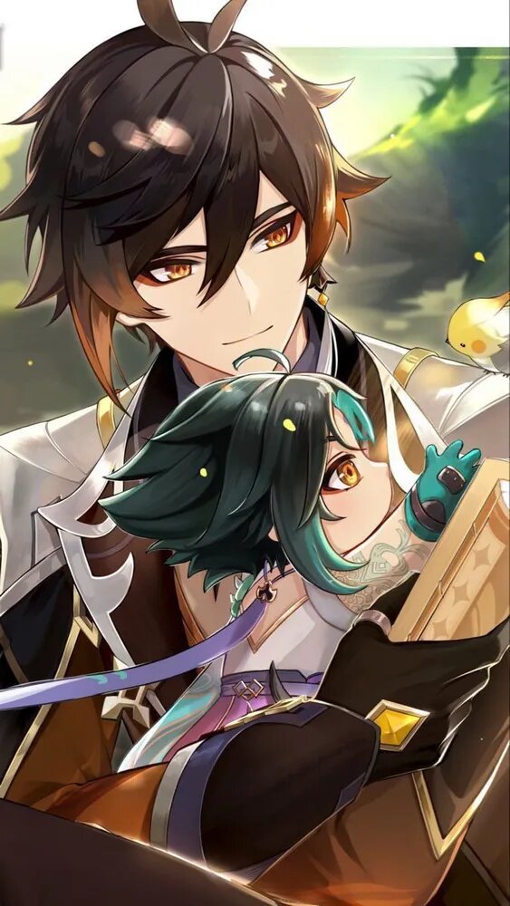 Алмазная Мозаика "Геншин Импакт Чжун Ли" 40x50 См Алмазная Вышивка / Картина Стразами Подарков / Украшения