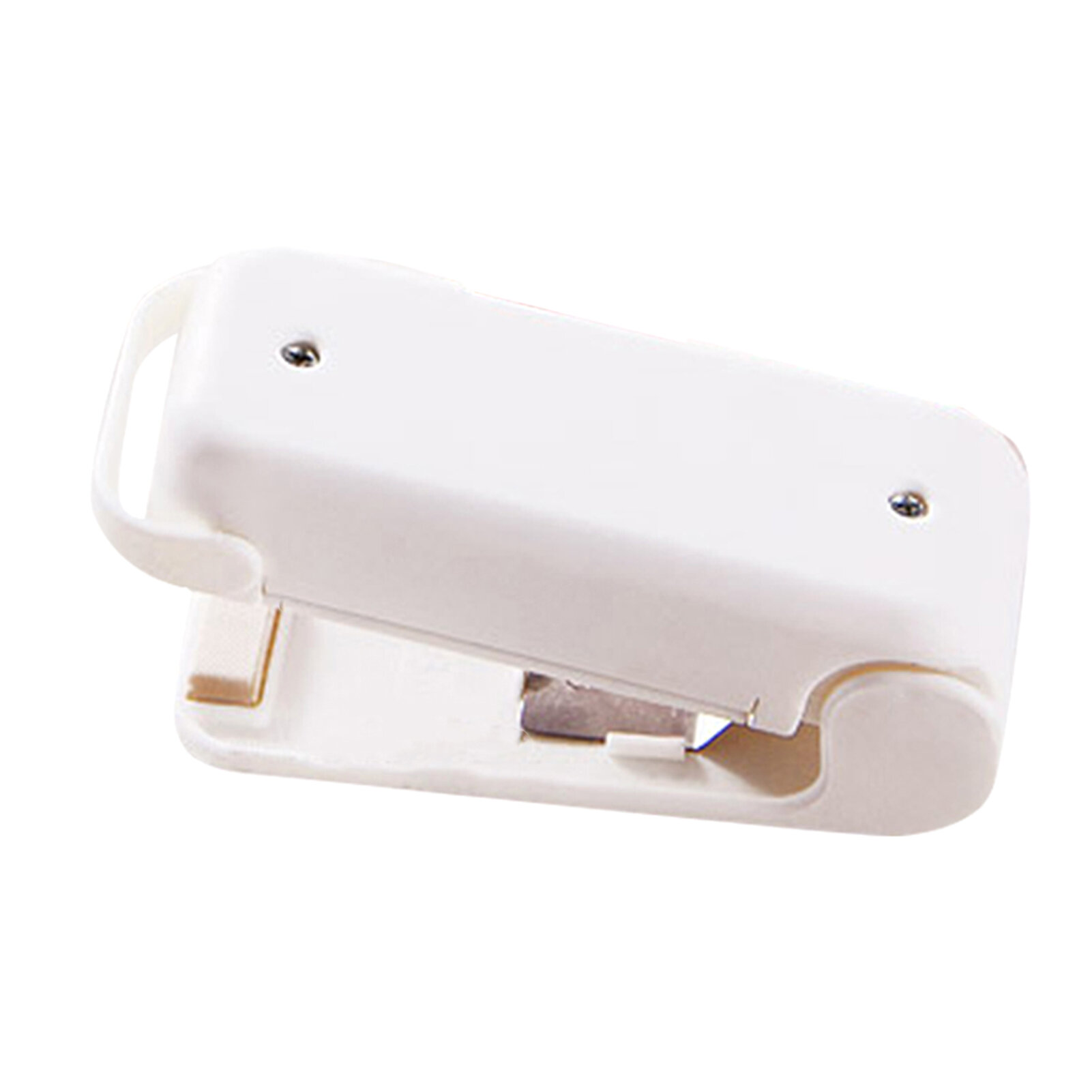 Мини ручной тепловой запечатывающий автомат портативный сохранитель еды закусок для дома кухни ручной лекарственный запечатыватель, материал ABS, цвета белый розовый (по выбору), источник питания 2 батарейки AA (не включены), размер упаковки 100*38*38мм,