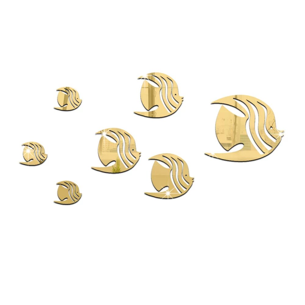 Самоклеящаяся 3D-зеркальная плитка для декора детской комнаты, маскирующая отверстия под гвозди и дыры, с рисунком