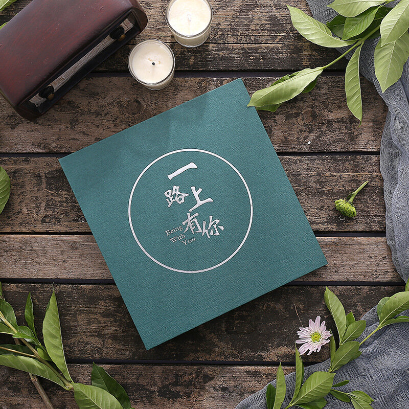 DIY вставные страницы для записи, фотоальбом на 5inch 6inch фотографий, семейный альбом, ручная работа, альбом для памяти о росте пары