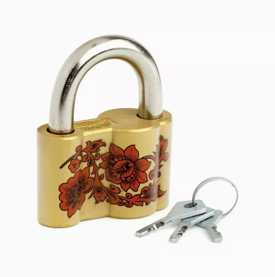 Замок навесной ВС2-60-Х хохлома ЧАЗ