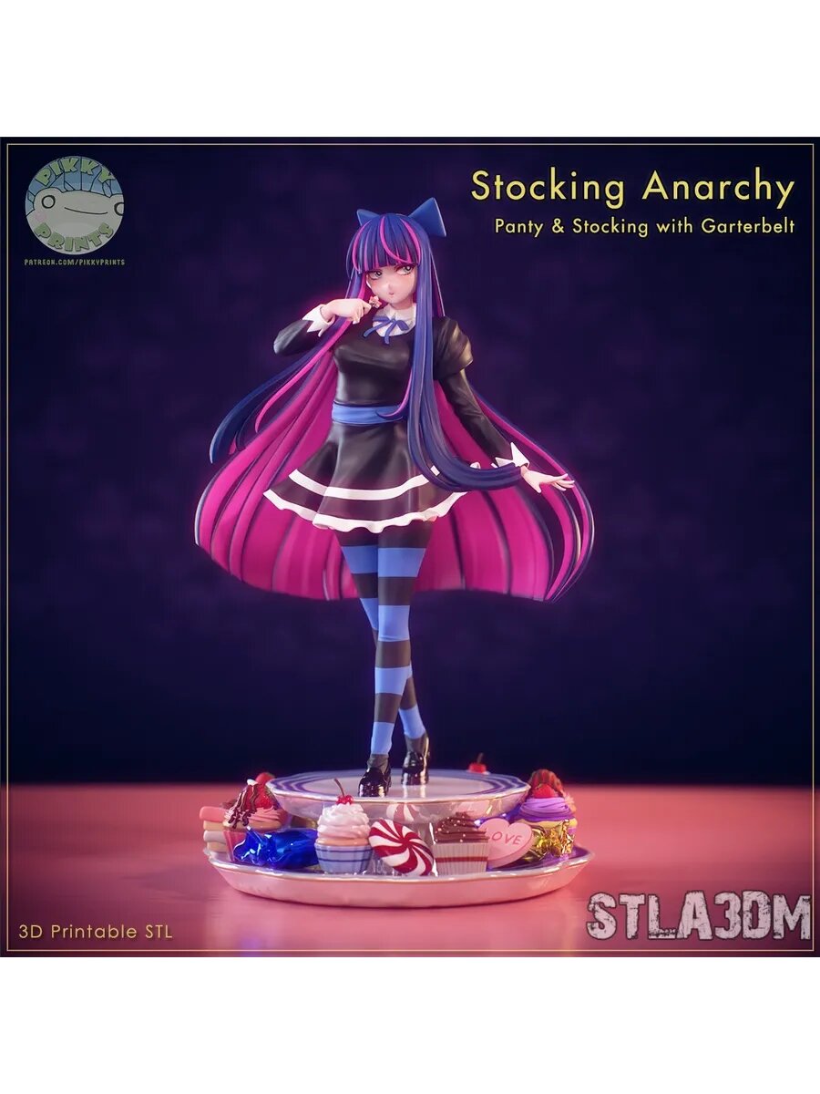 Коллекционная фигурка Stocking Anarchy под покраску 20 см