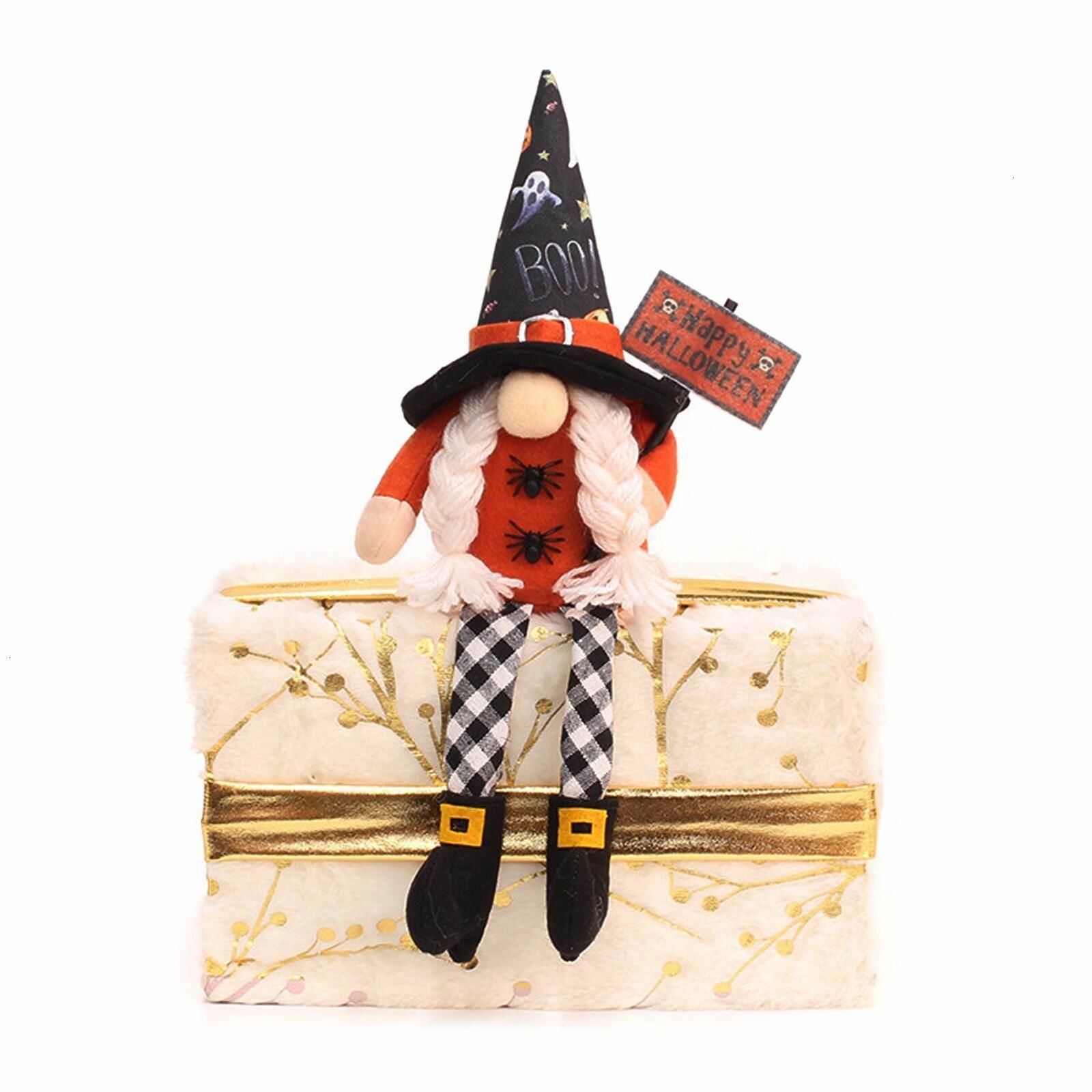 Хэллоуин сидячая кукла (безликая, мягкие ноги, 2251B)