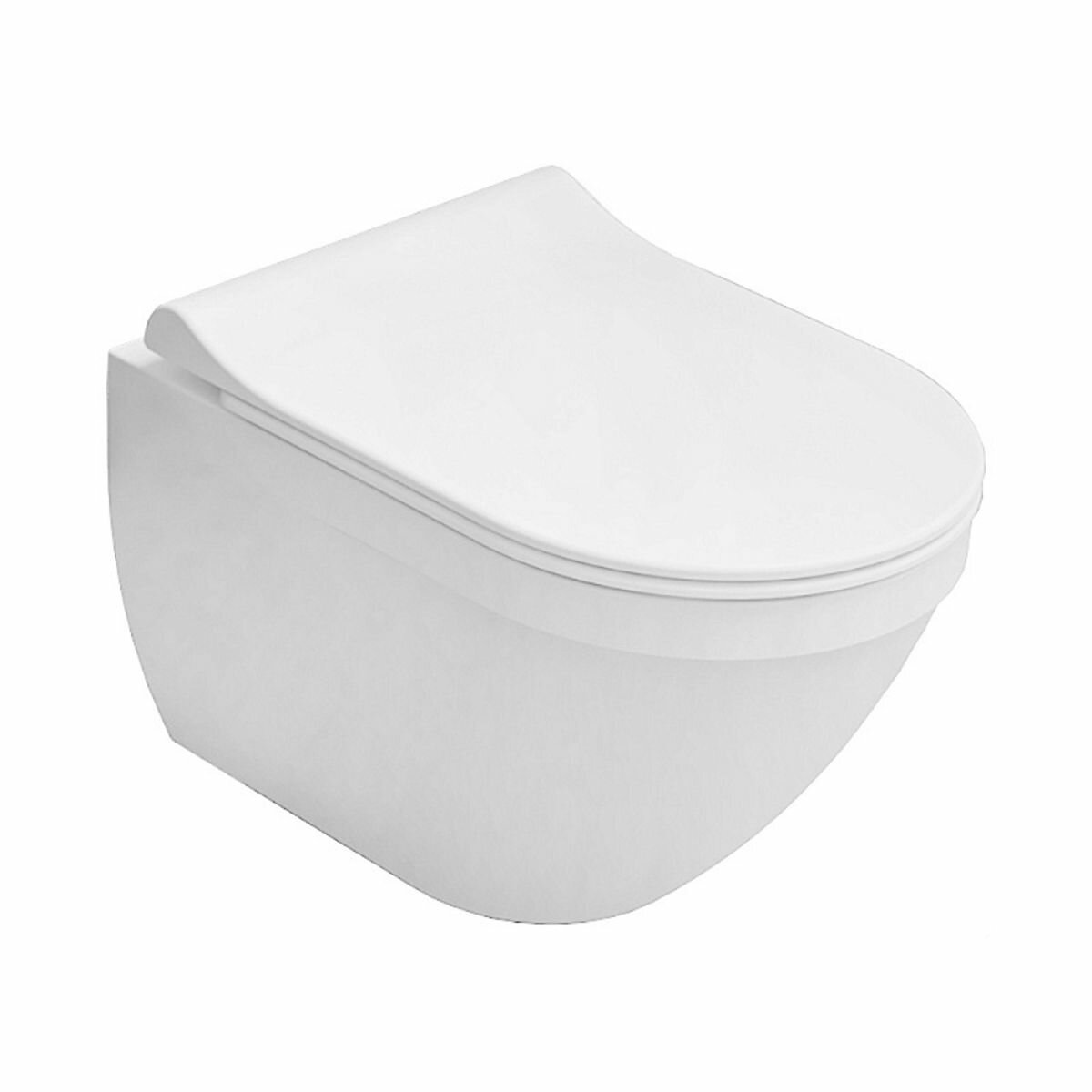 Унитаз подвесной безободковый с быстросъемным сиденьем микролифт Kale Idea 2.0