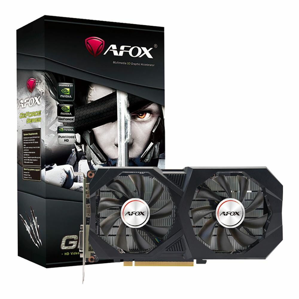 Видеокарта Afox RTX3050 GAMING 8GB GDDR6 128bit DVI DP HDMI 2FAN RTL