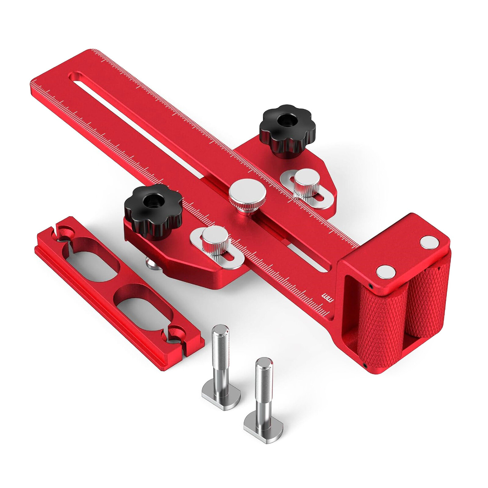 Система направляющих для деревообработки с механизмом фиксации настольных пил