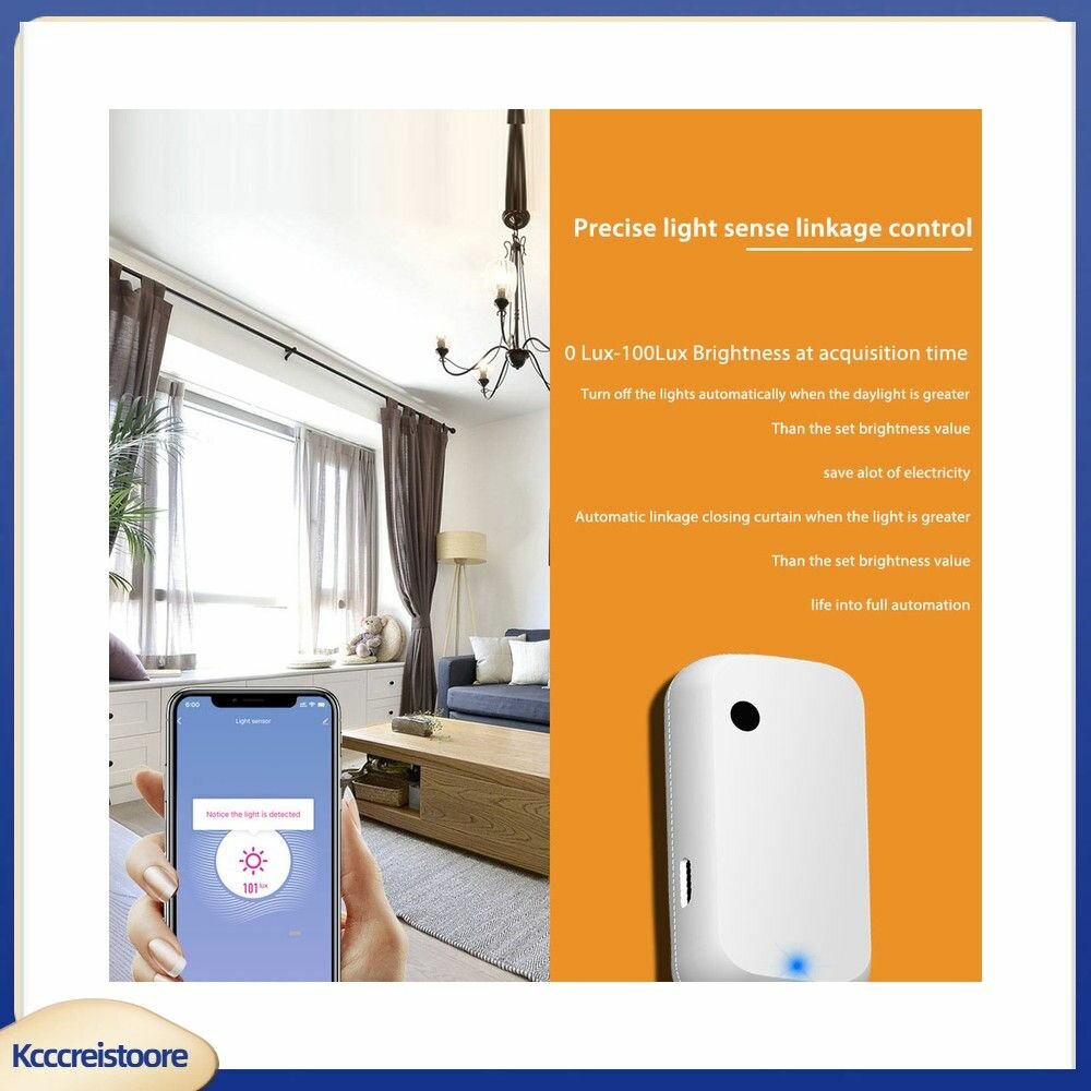 Датчик освещенности Tuya ZigBee, умный, работает с Tuya/Alexa