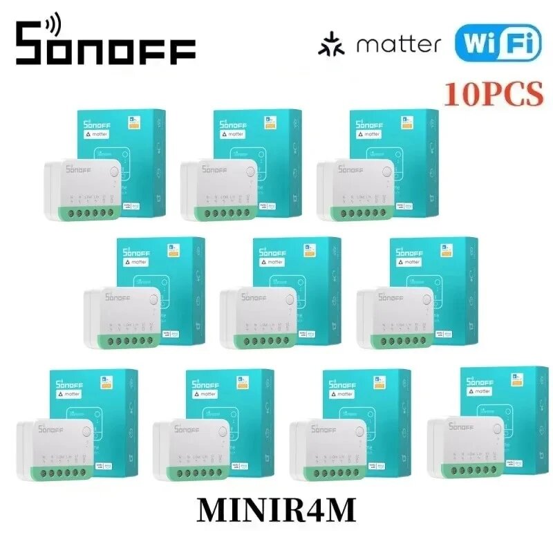 SONOFF MINI R4 Matter Реле для умного дома MINIR4 Matter(10PCS)