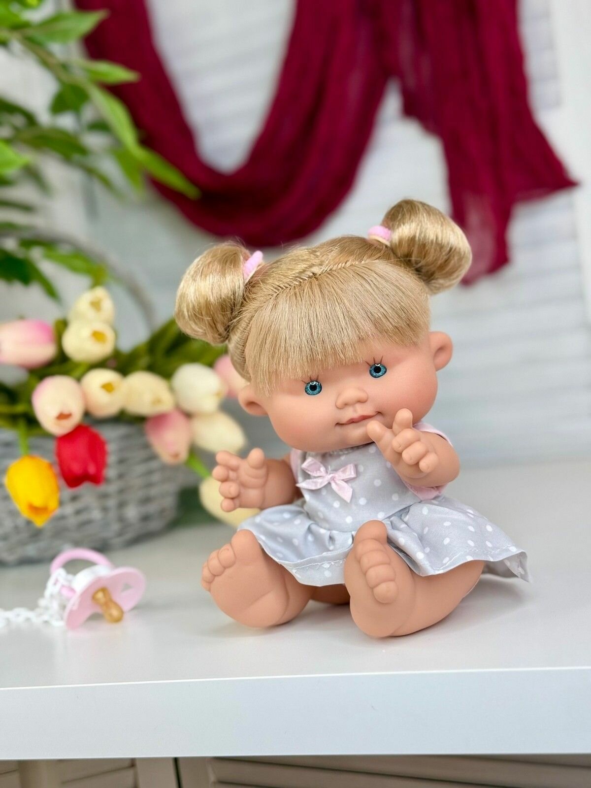 Кукла пупс для девочки 26 см Пепоте (N954K)