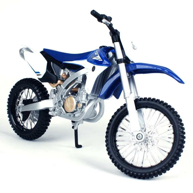 Maisto Модель Мотоцикла Yamaha YZ450F Офф-роуд Рейсинг, Масштаб 1/12, Дайкаст и Игровые Транспортные Средства, Коллекция Моделей Мотоциклов, Синий Цвет