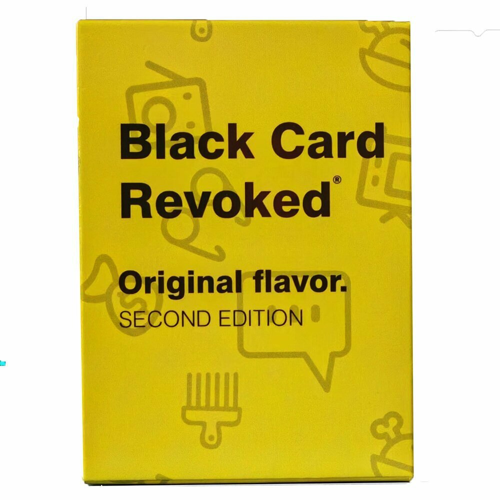 Трансграничный бестселлер black card revoked All-English карточная вечеринка карточная игра пасьянс игра Рождественский