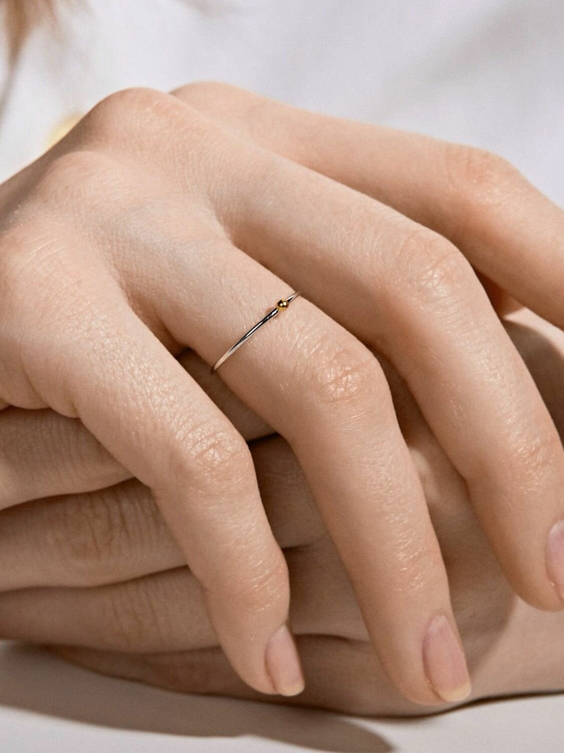 Кольцо, золото, 585 проба, родирование