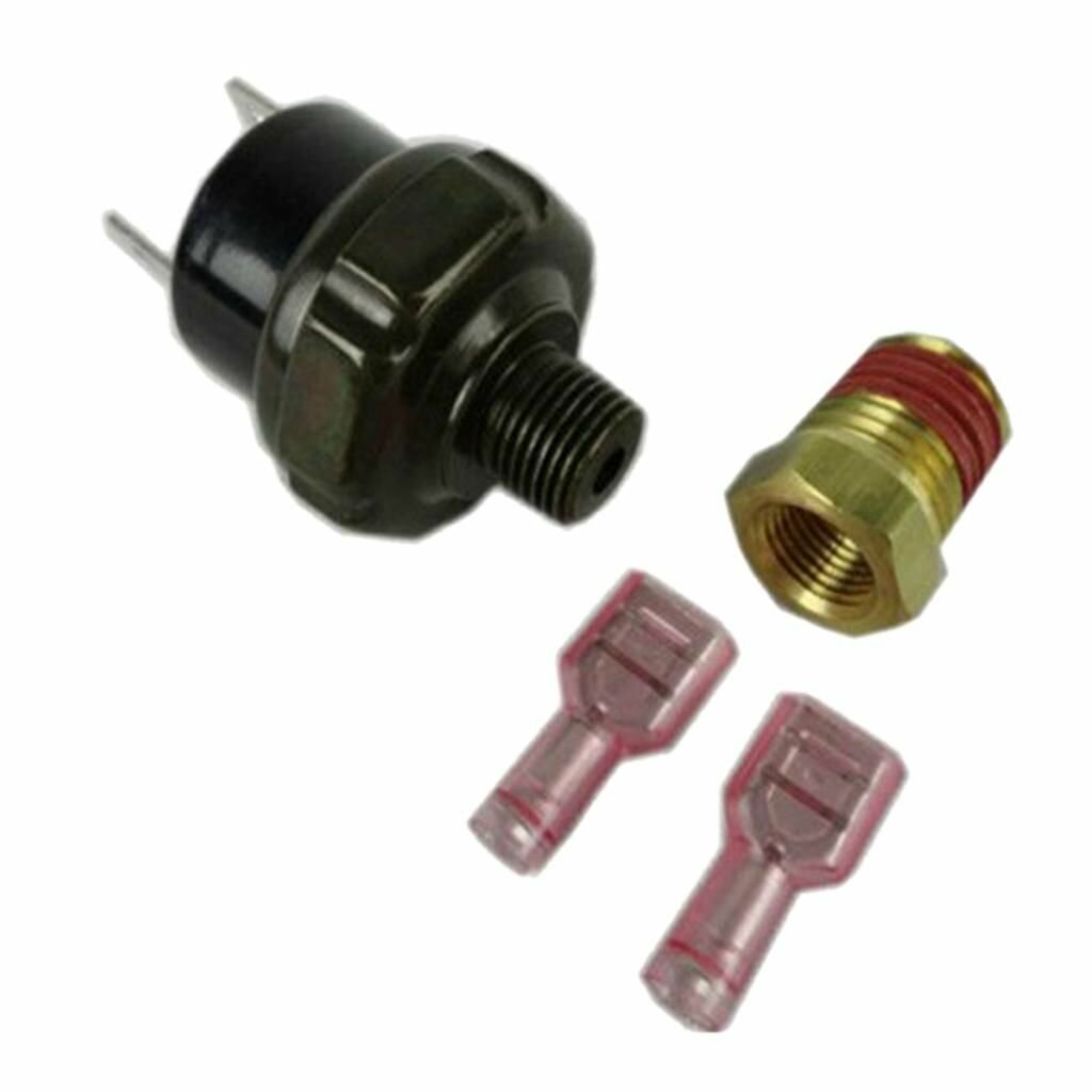 Реле давления воздуха для пневмоподвески, 12В, 70-100 PSI, стандартная резьба 1/8" NPT, с переходником 1/4"