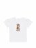 Футболка MOSCHINO Bear-print T-shirt, размер 3 года, белый