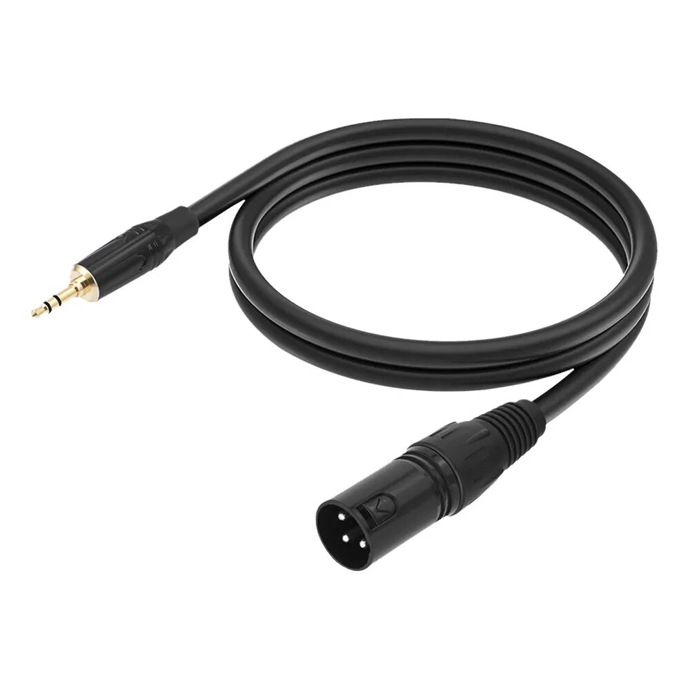 Аудиокабель, 10 м, черный