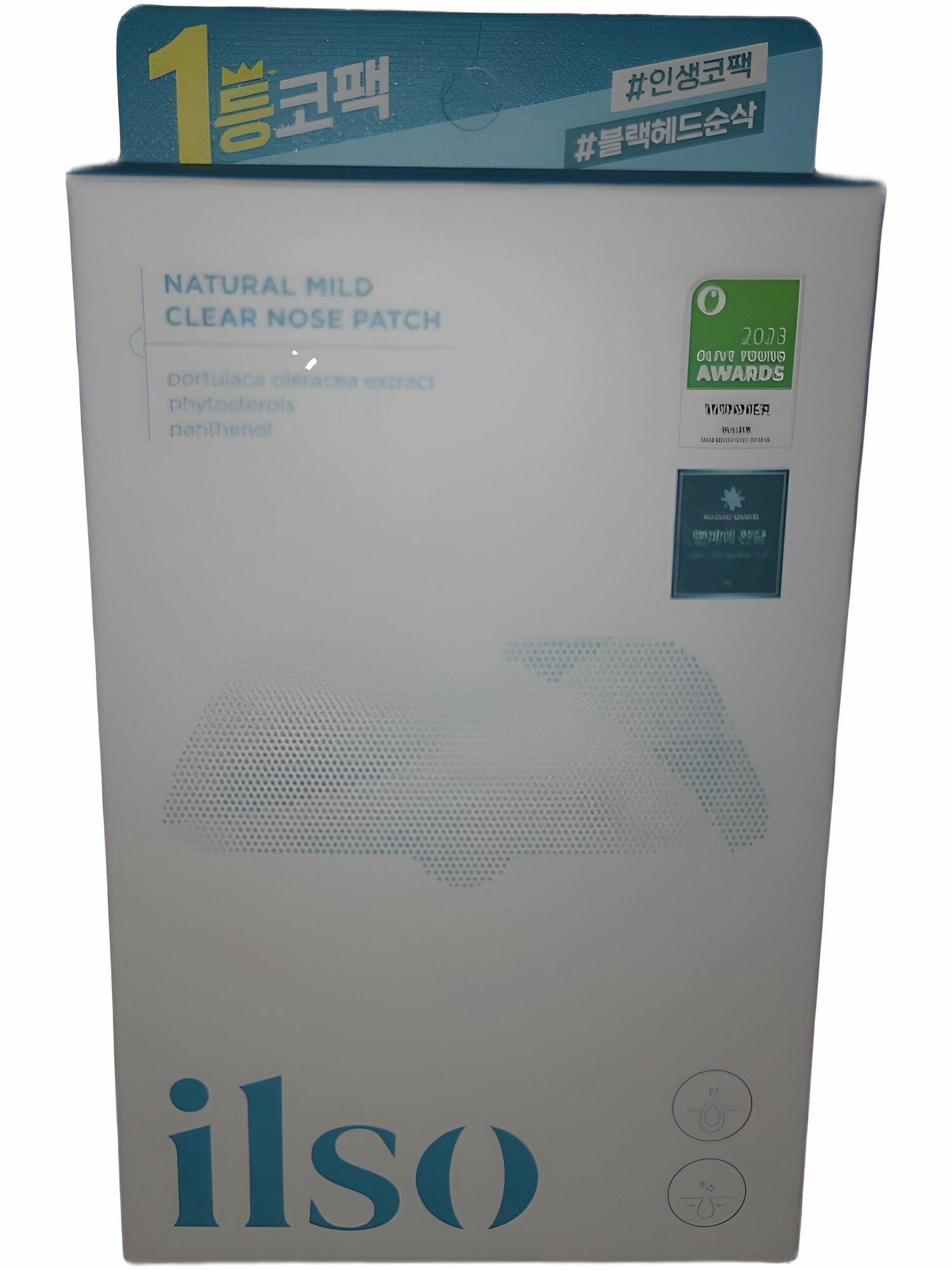 Патчи для носа ILSO Natural Mild Clear Nose Patch Средство от черных точек для носа