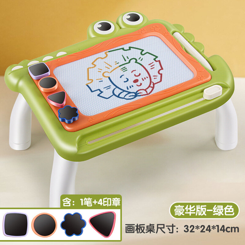 Трансграничная Горячая продажа детской крокодиловой цветной чертежной доски Магнитная живопись письменная доска детская