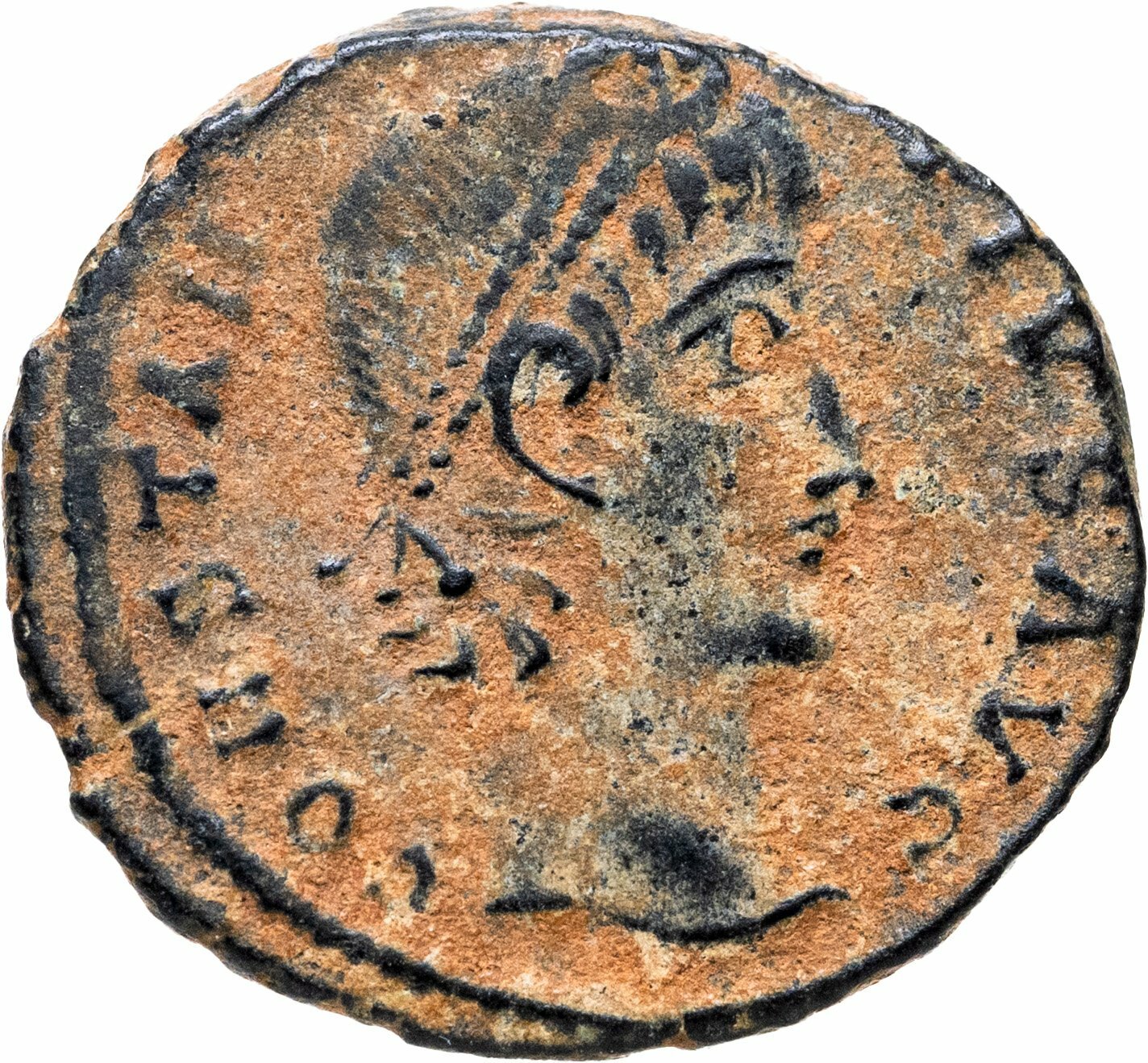 Римская империя, Констанций II, 337-361 годы, Нуммий , Медь, в сохранности XF