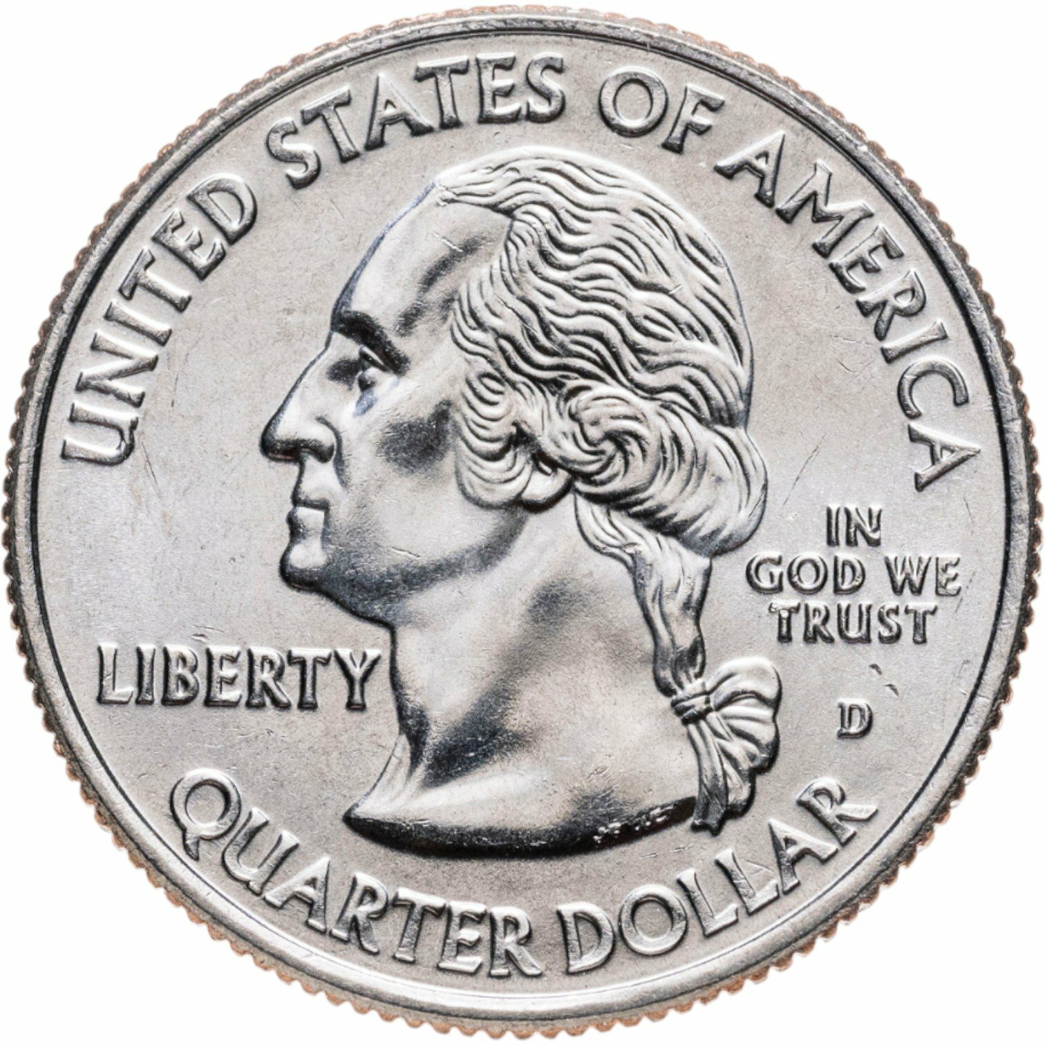 США 25 центов квотер, 1/4 доллара, quarter dollar 2009 D Квотер Северных Марианских островов знак монетного двора: "D" - Денвер, Медь, в сохранности UNC