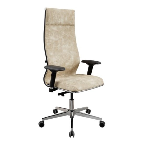 Кресло офисное Метта SynchroSit 10 L1-142D - Bravo /Km15/Wm12/D04P(M24. B22. G18. W03) (Бежевый)