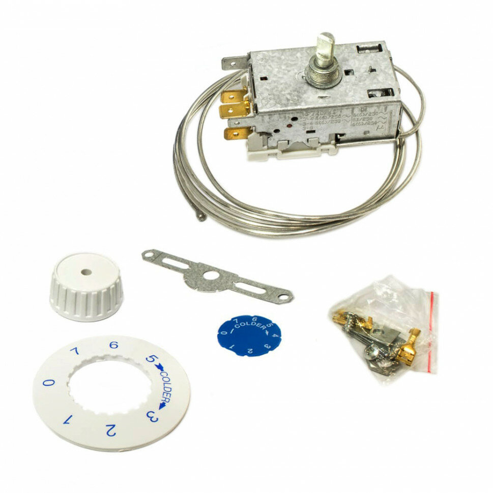 Термостат K59-L1102 Ranco, капилляр 1200мм, комплект TRF353UN