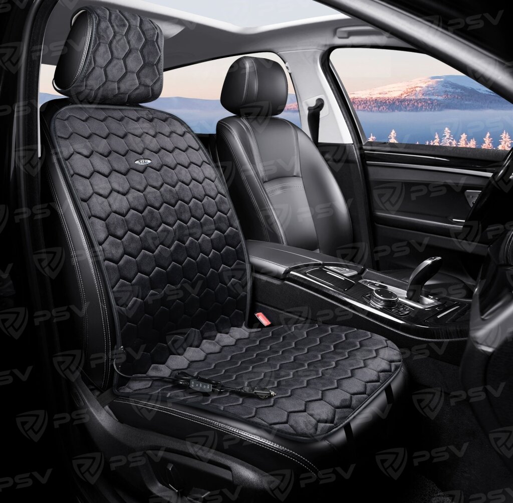 Подогрев сидений "PSV" HIVE (2-х режимный, черный)