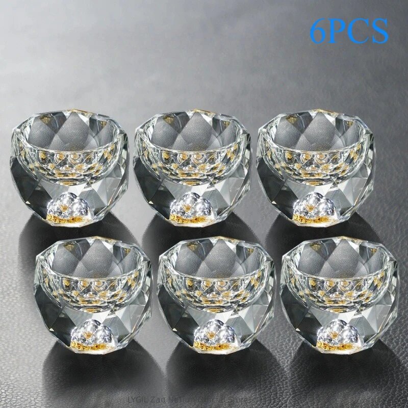 Хрустальные бокалы для виски B Gold foil 6 шт.