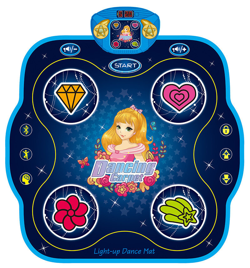 Детский музыкальный Bluetooth-коврик для танцев, большой коврик для сенсорной интеграции, тренажер для прыжков, игра для роста и фитнеса