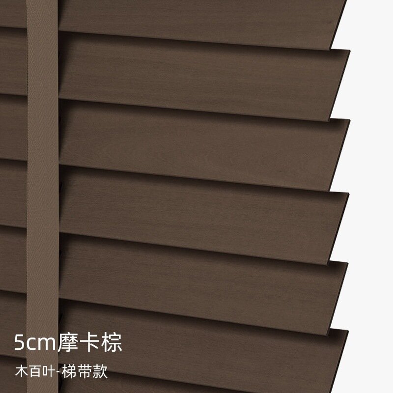 Электрические деревянные жалюзи, жалюзи из массива дерева, шторы с регулируемой яркостью, новая модель 2025 года для спальни и столовой, солнцезащитные рулонные жалюзи, подъемные жалюзи